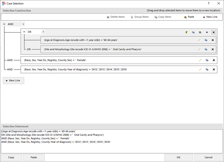 DialogCaseSelection.png — SEER*Stat Help System