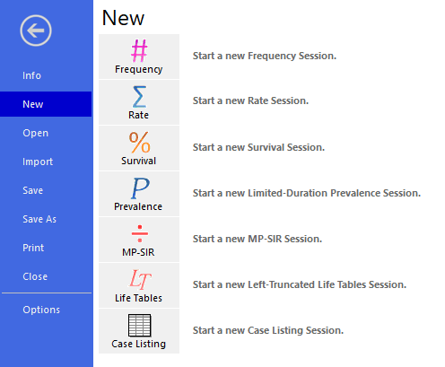 FileNewSessions.png — SEER*Stat Help System