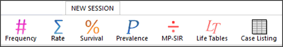 Select Session Type.png — SEER*Stat Help System