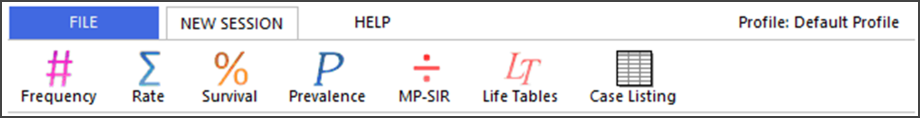 Toolbar.png — SEER*Stat Help System